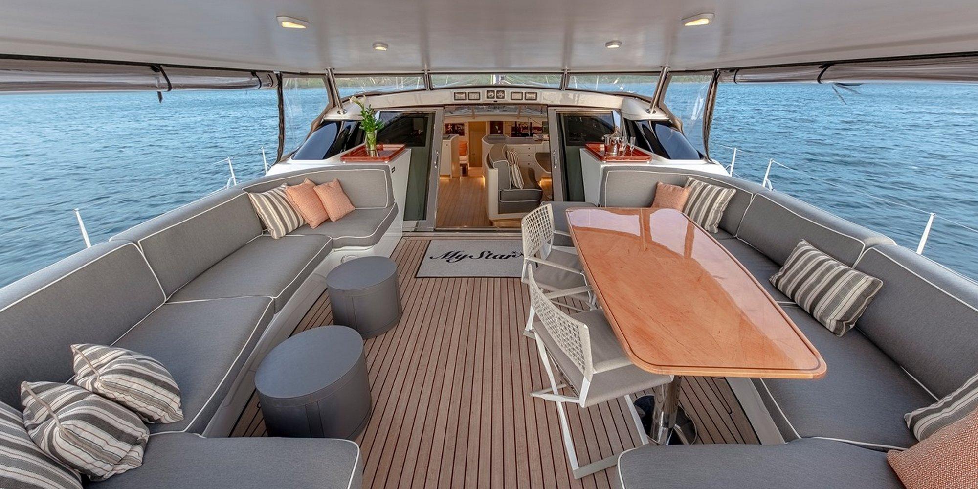 Sailing Yacht 115ft Alloy Yacht Deck Saloon Ed Dubois MY STAR – Yacht ...