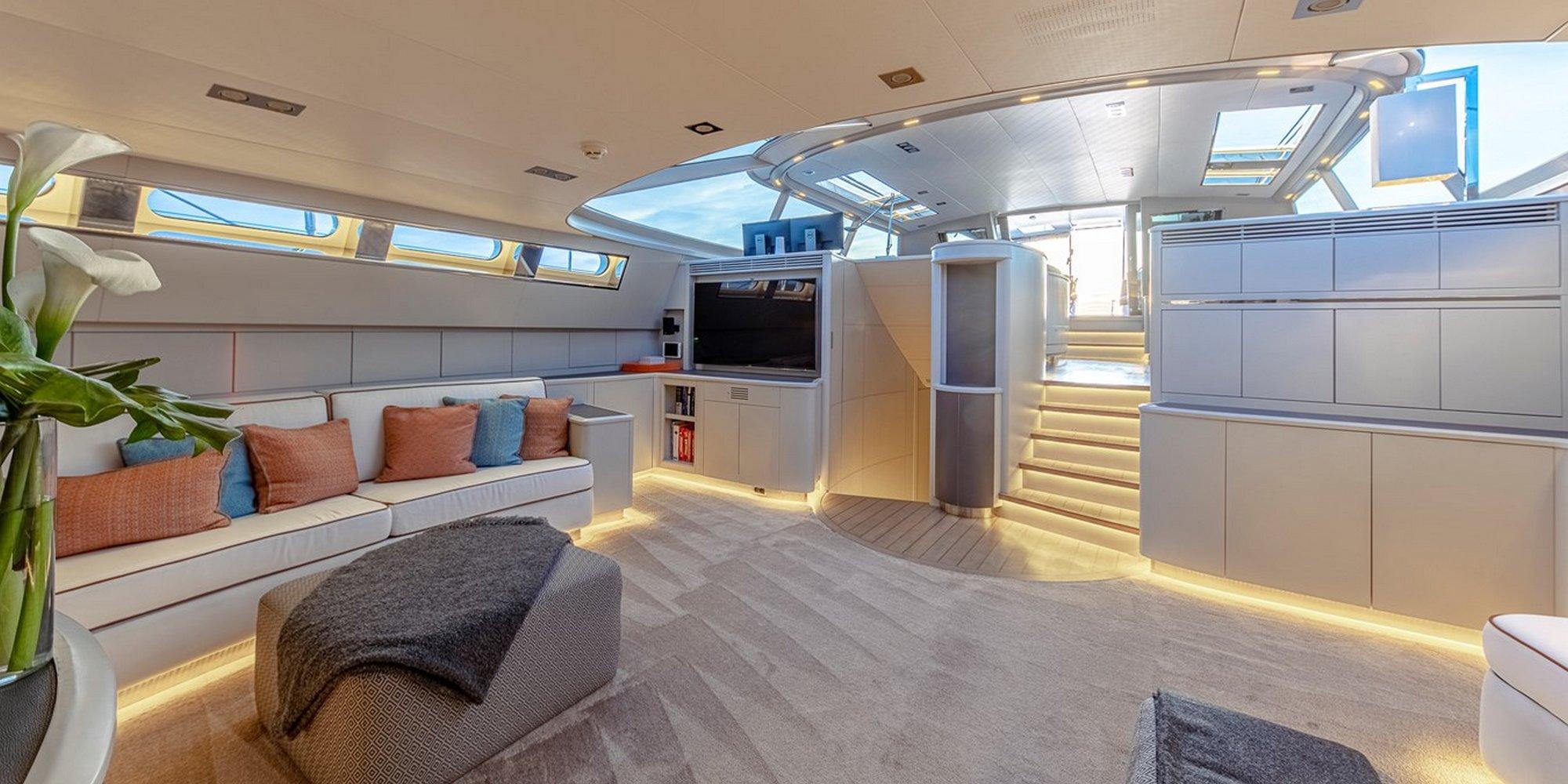 Sailing Yacht 115ft Alloy Yacht Deck Saloon Ed Dubois MY STAR – Yacht ...